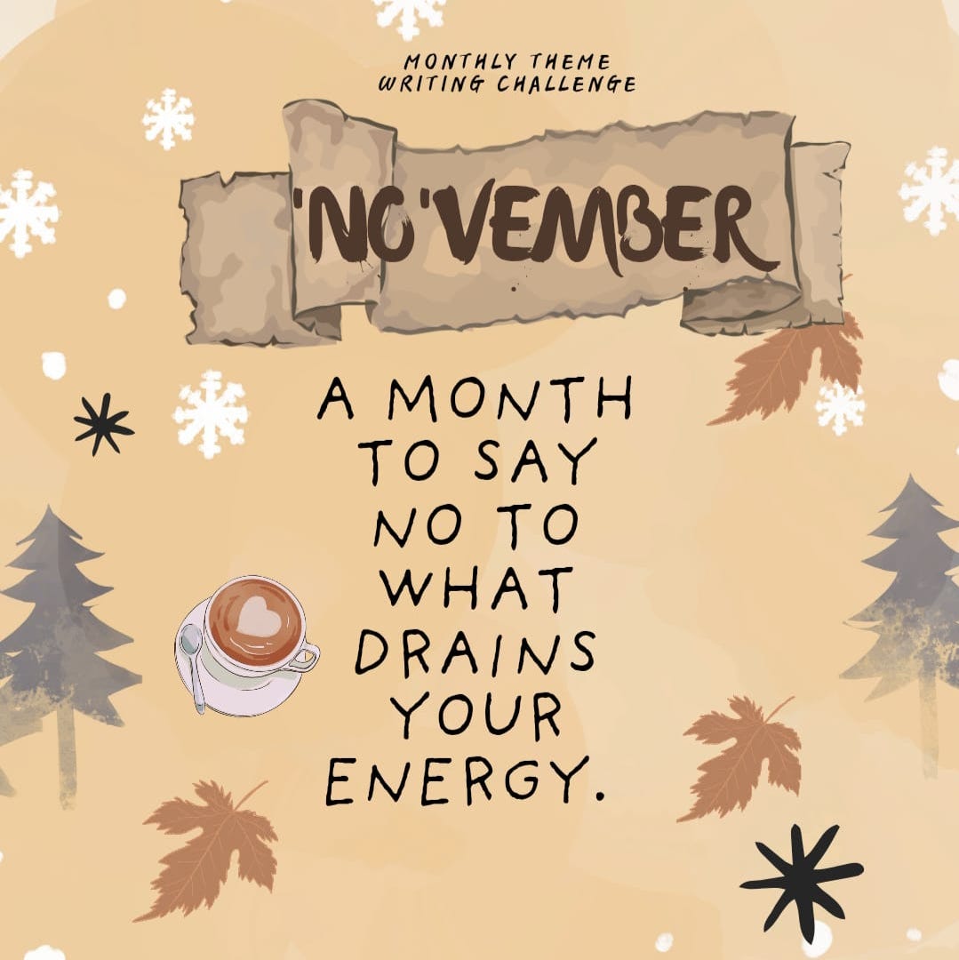“No”vember: The Art of Saying No. | by Phaguni Shrivastava | Tungkuok ...