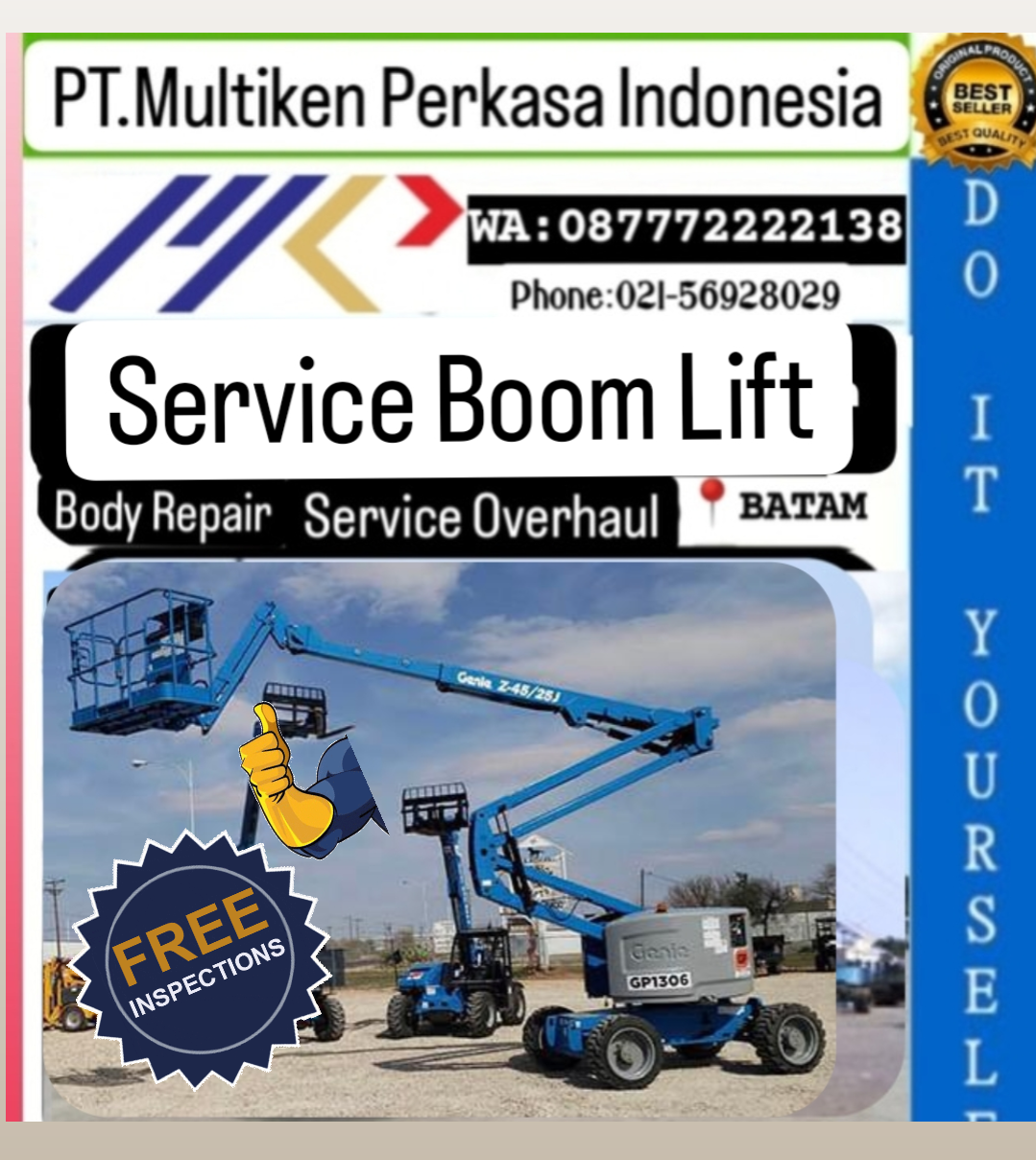 Free Inspections Service Repair Boom Lift|PT Multiken Perkasa Indonesia ...