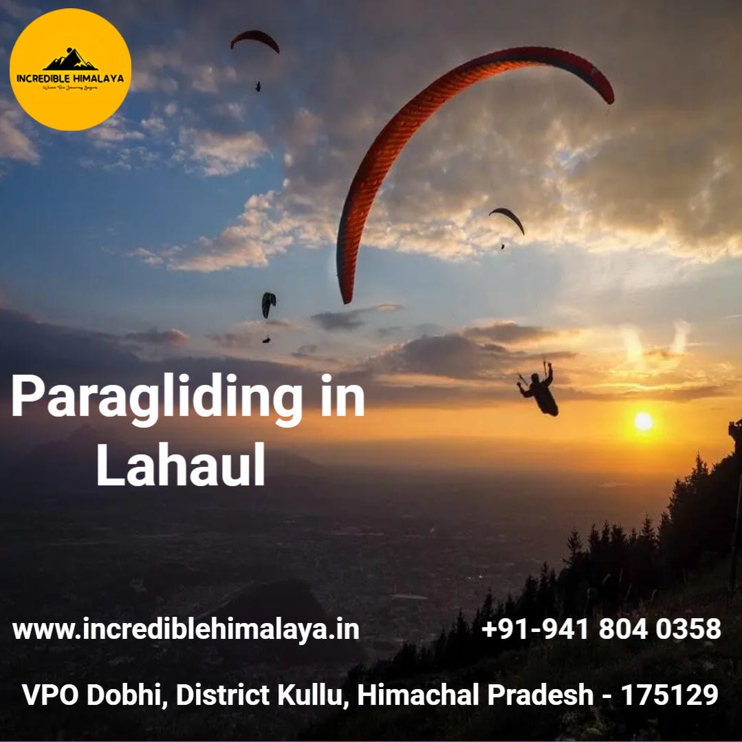 Paragliding in Lahaul - Incredible himalaya - Medium