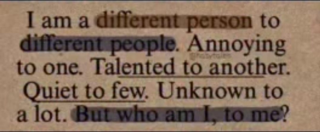 It’s okay to be different things to different people—but you owe it to ...