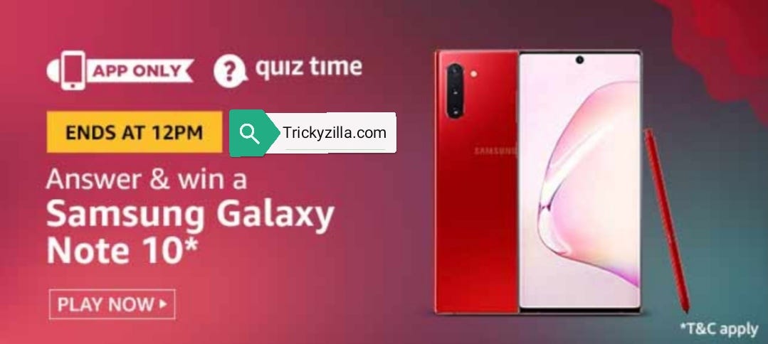 Amazon’s Quiz to Win unexpected and exciting prizes. | by saif ansari ...