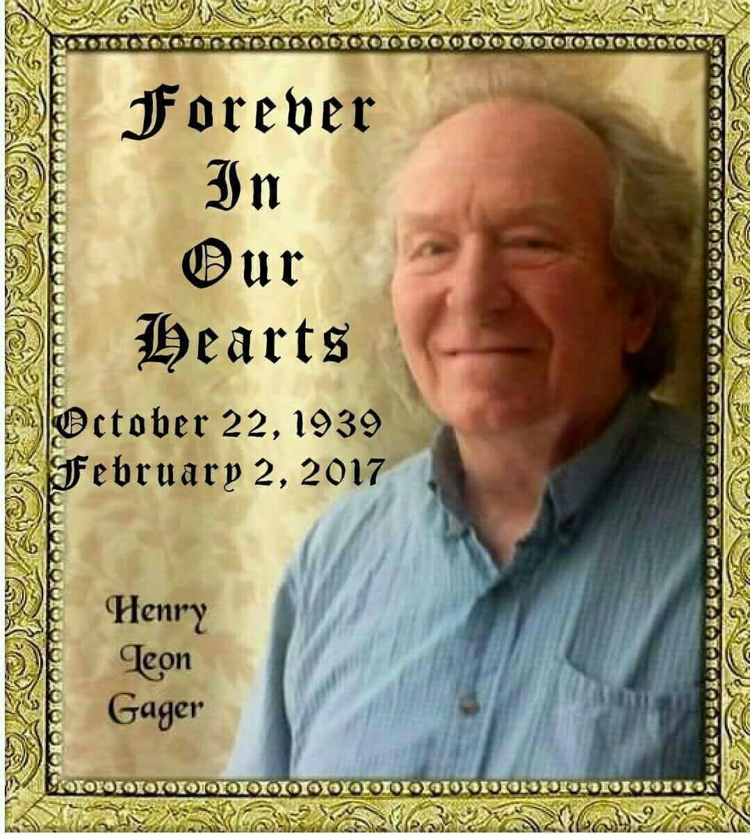 Obituary: Henry Gager. Henry Gager (1939–2017) | by Chris Franklin ...