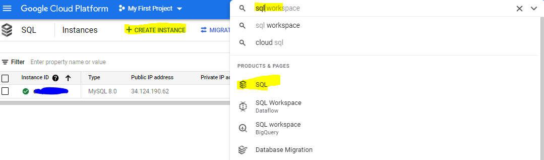 GCloud — Using MySQL Gcloud and Combine NodeJs | by Septianton Rezki Rahmatulloh | Medium