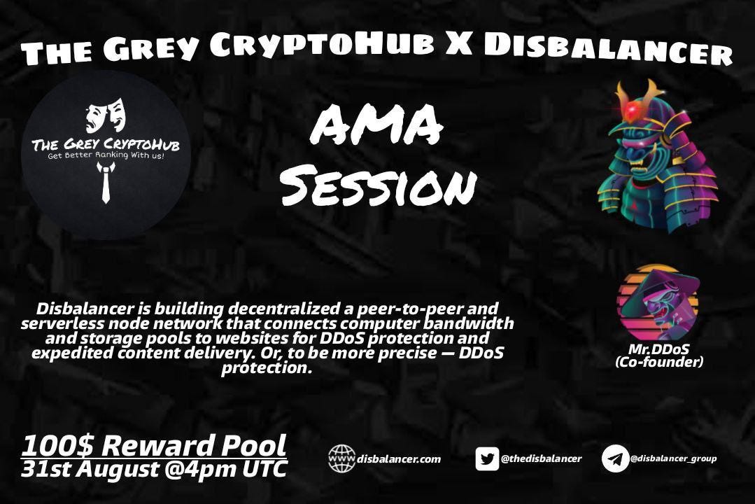 ♠️ Disbalancer AMA Transcript ♠️. ♠️ Segment 1 — Introduction Segment ♠️ | by The Grey CryptoHub ...