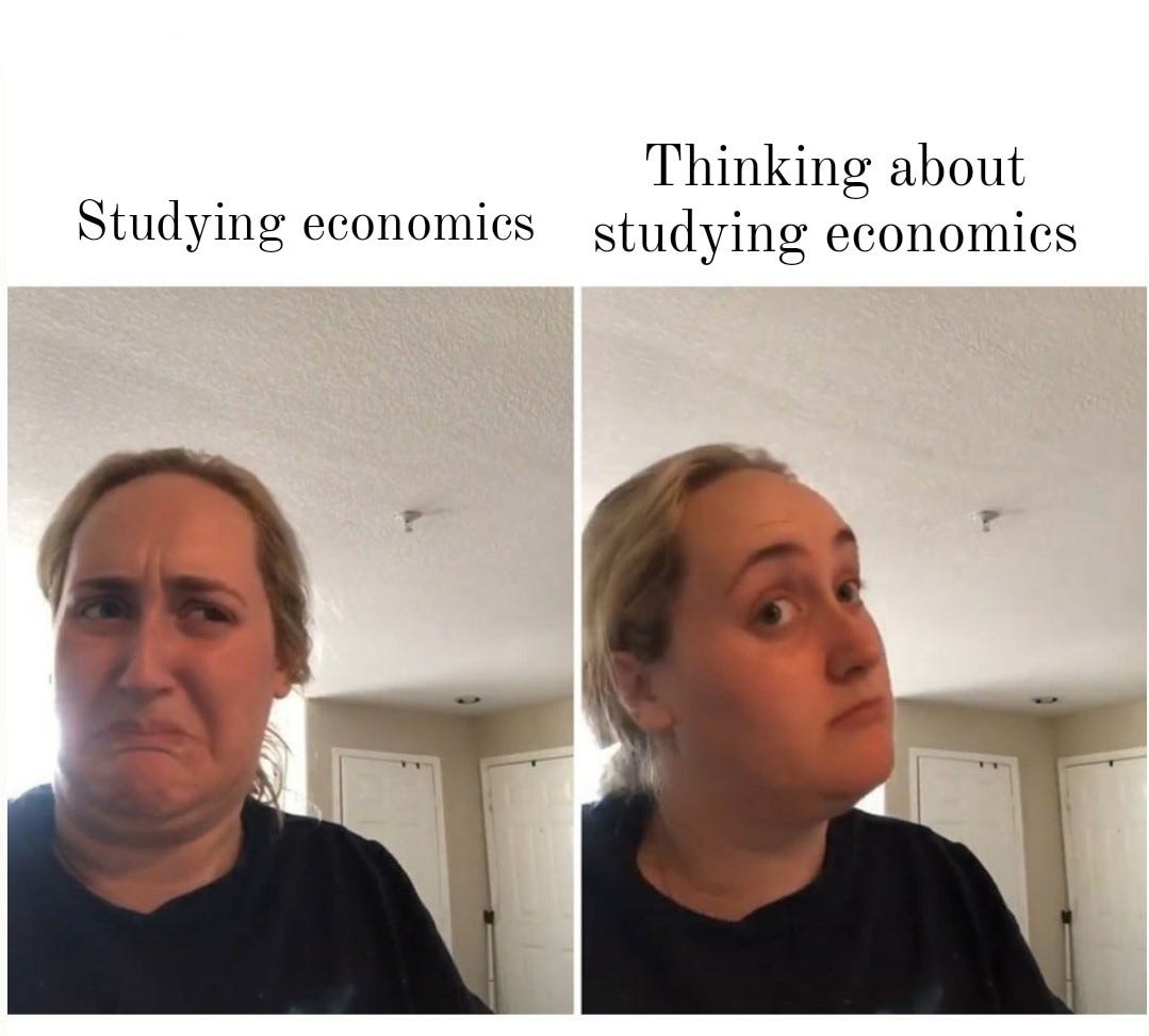Sneak-Peek Into The Mind Of An Economics Student On the First Day Of ...