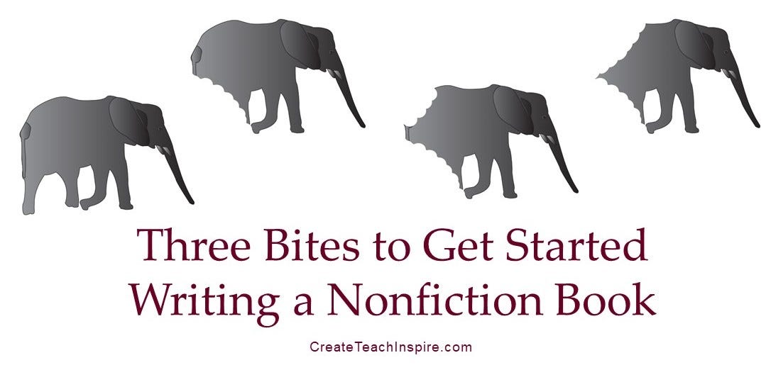 Three Bites to Get Started Writing a Nonfiction Book | by Jacquelyn ...