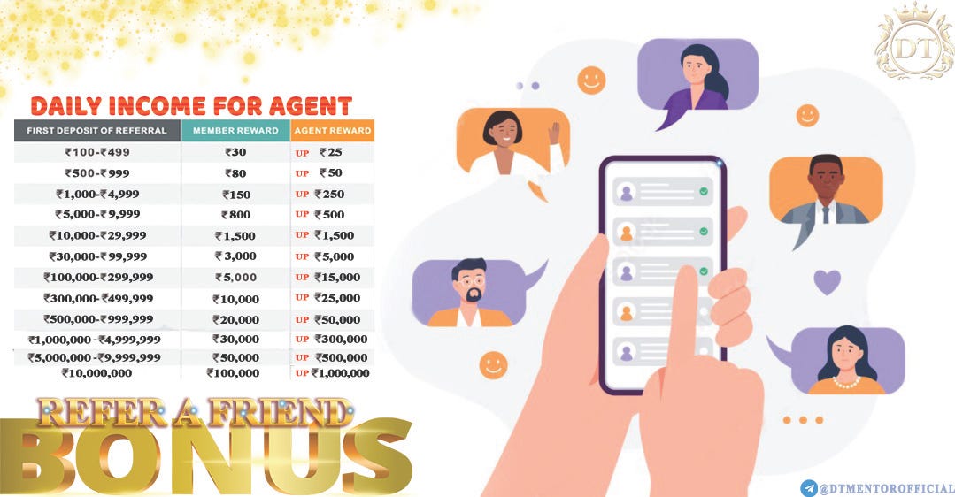 India Games: Invite Friends, Earn Big: DT LOTTERY’s Referral Program ...
