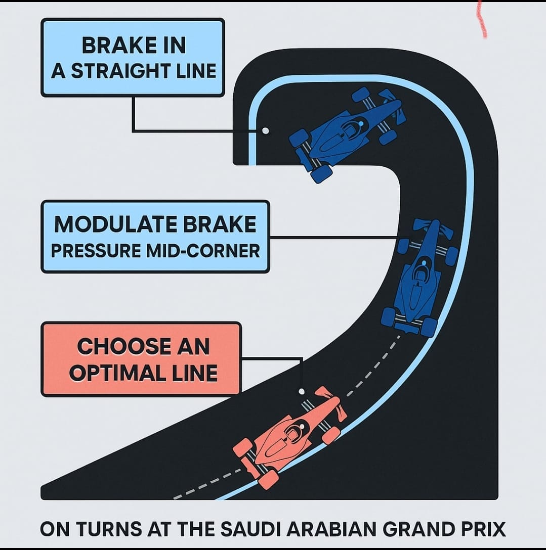 How to Understand Lock-Ups in Formula 1 Racing? Saudi Arabian Grand ...