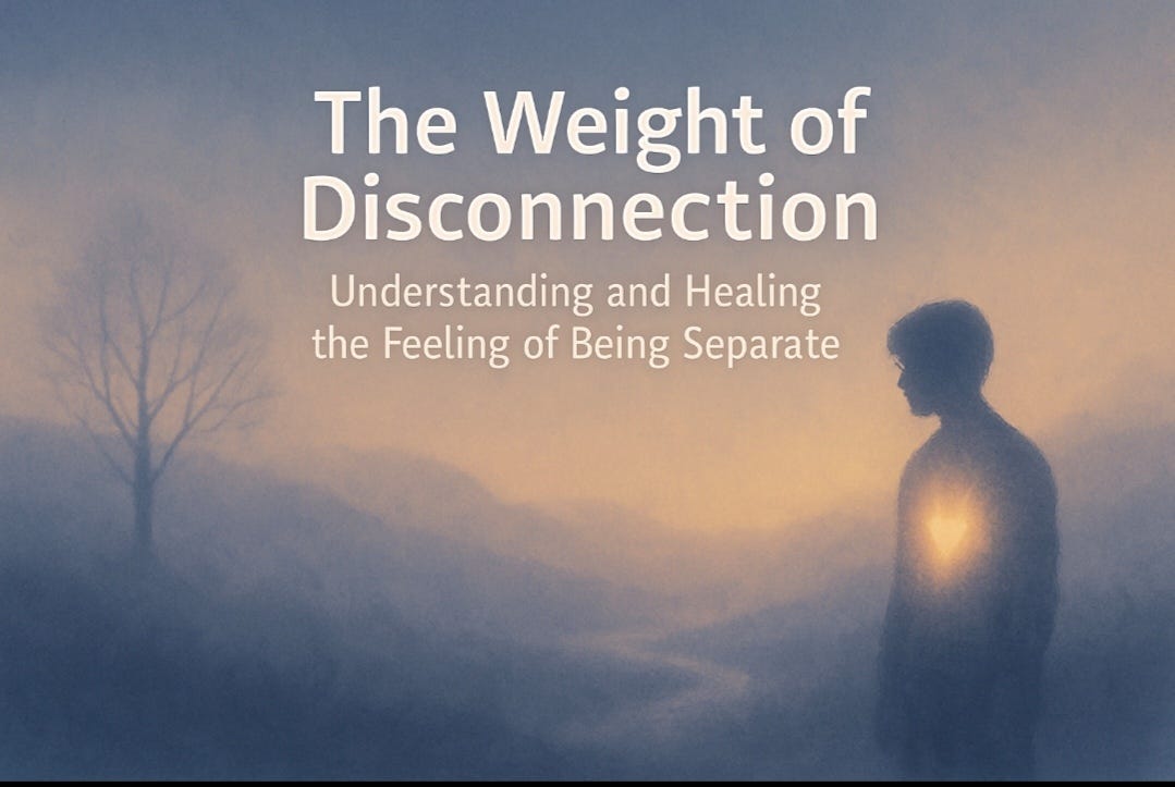 The Weight of Disconnection: Understanding and Healing the Feeling of ...