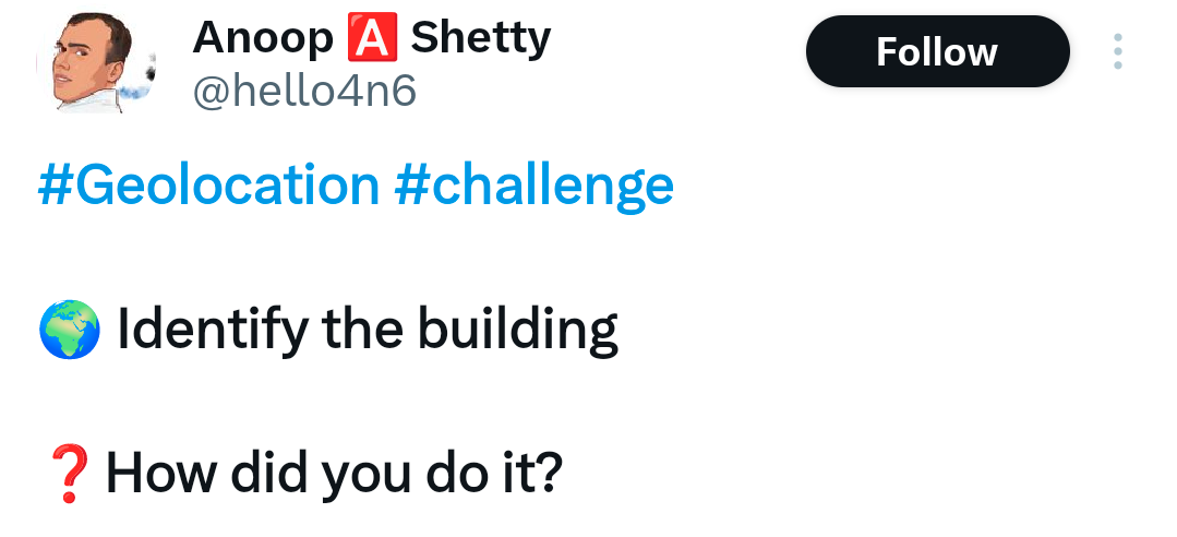 OSINT challenge by Anoop A Shetty - TriNetr@X - Medium