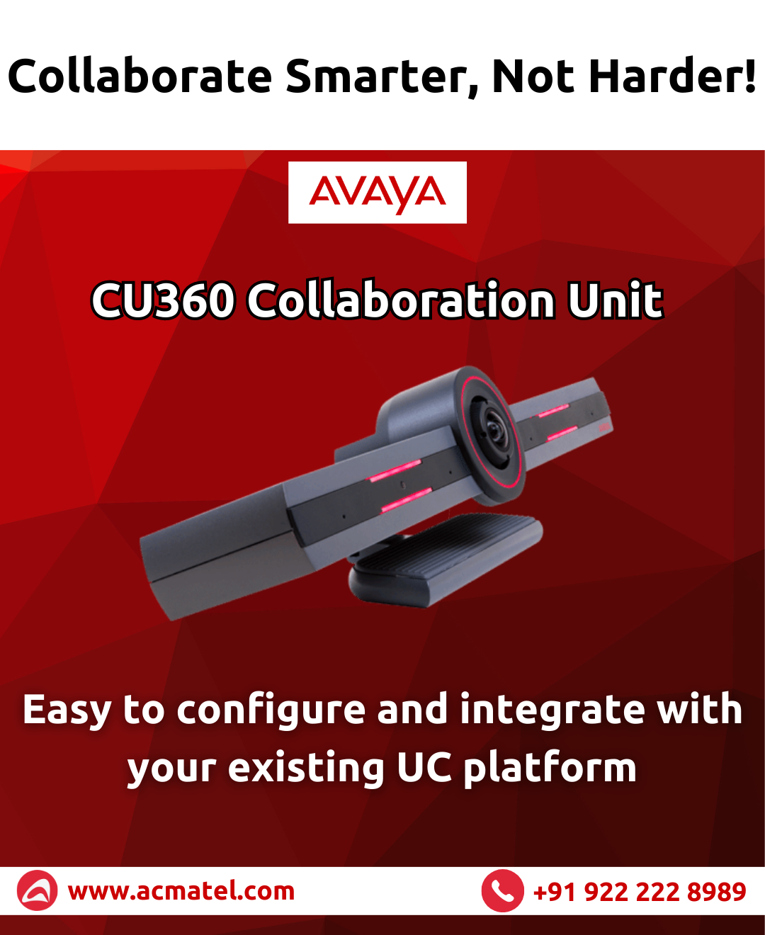 Avaya CU360 Collaboration Unit | by AcmaTel Communications Pvt Ltd ...