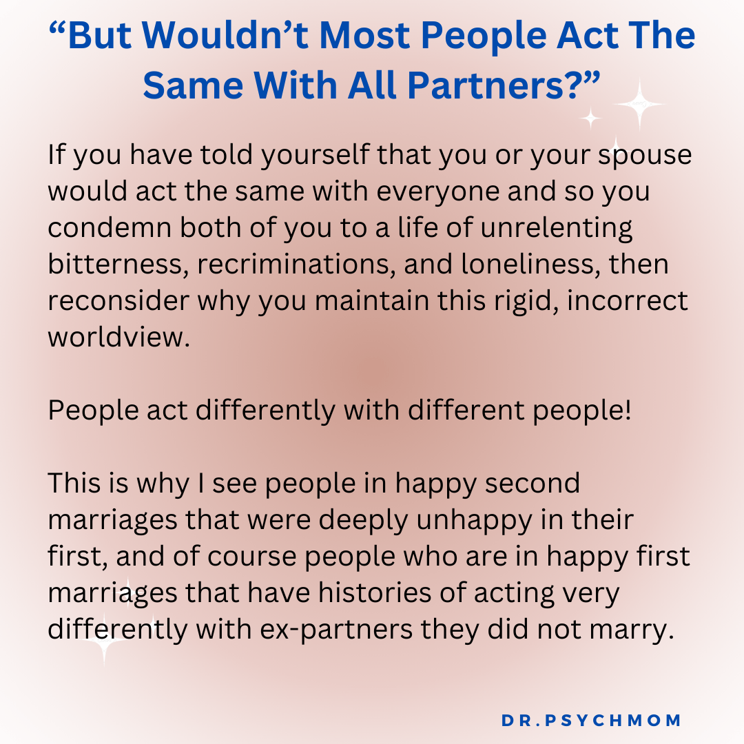 “But Wouldn’t Most People Act The Same With All Partners?” | by Dr. Samantha Rodman Whiten (Dr ...