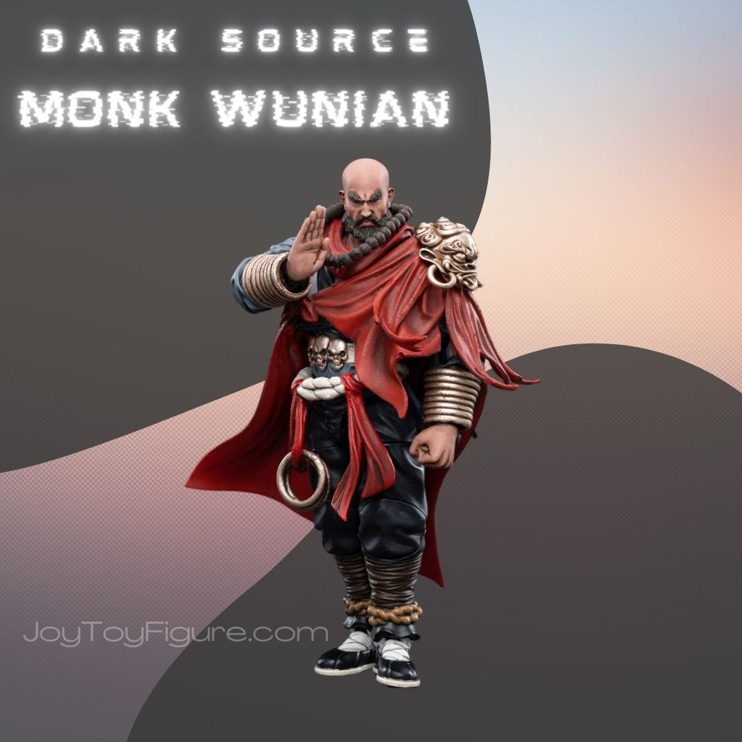 JoyToy Action Figure Dark Source Cangwu Temple Monk Wunian - JOYTOY ...