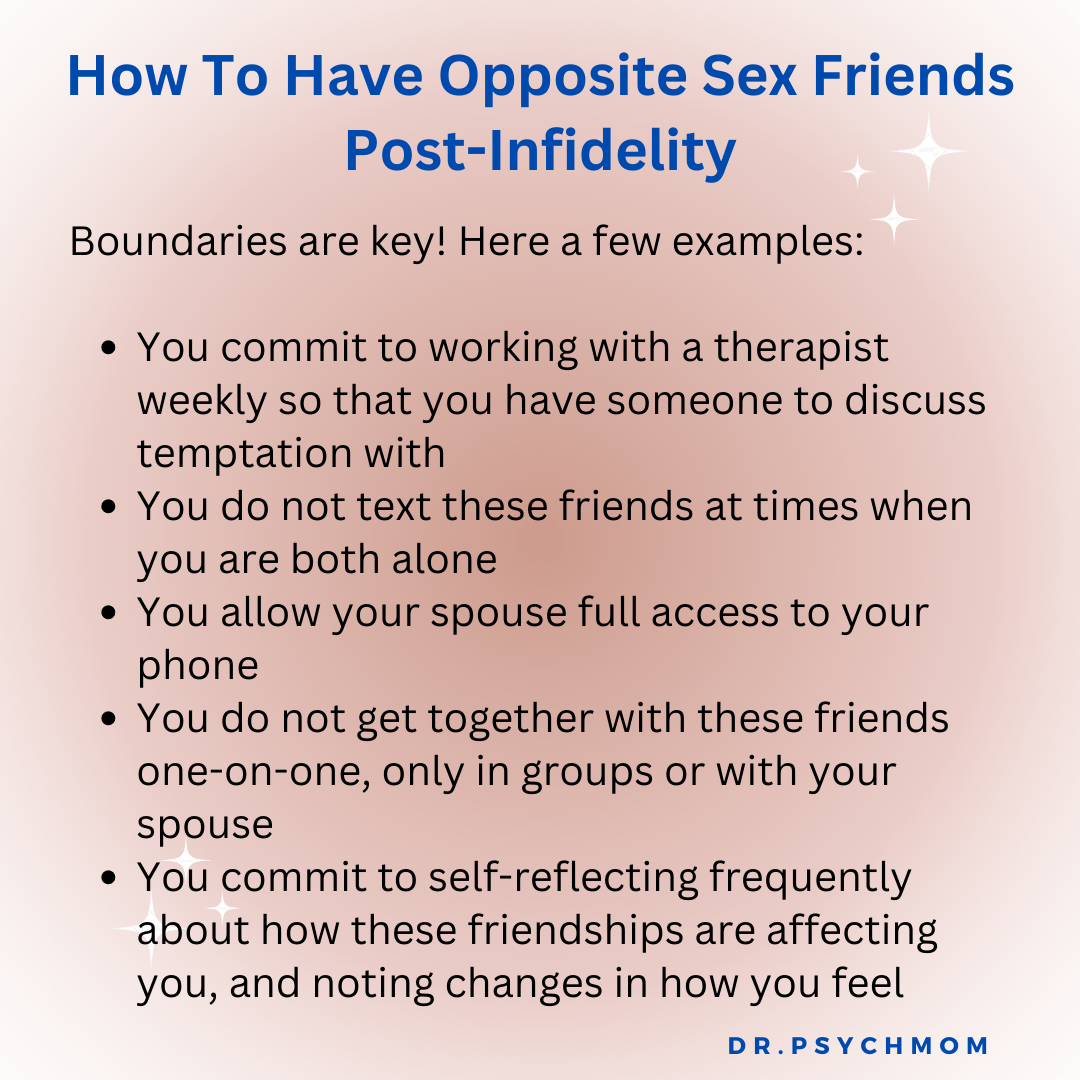 How To Have Opposite Sex Friends Post-Infidelity | by Dr. Samantha ...