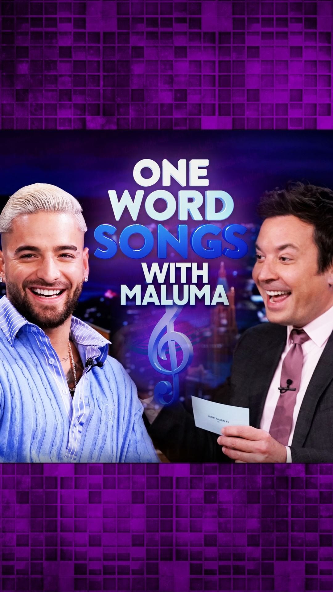 @maluma and Jimmy put their singing skills to the test by trying to ...