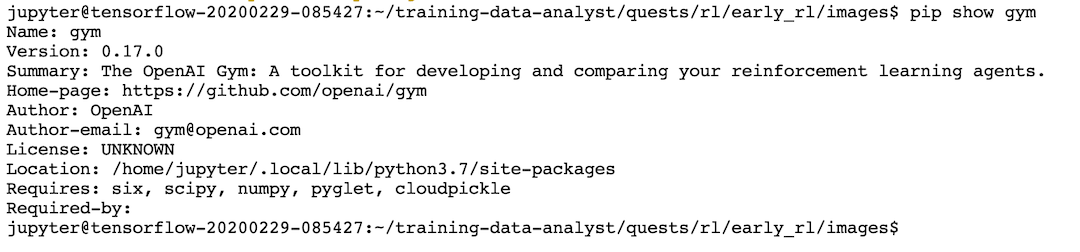 No module named ‘gym’ — jupyter notebook error | by lindsay | Medium