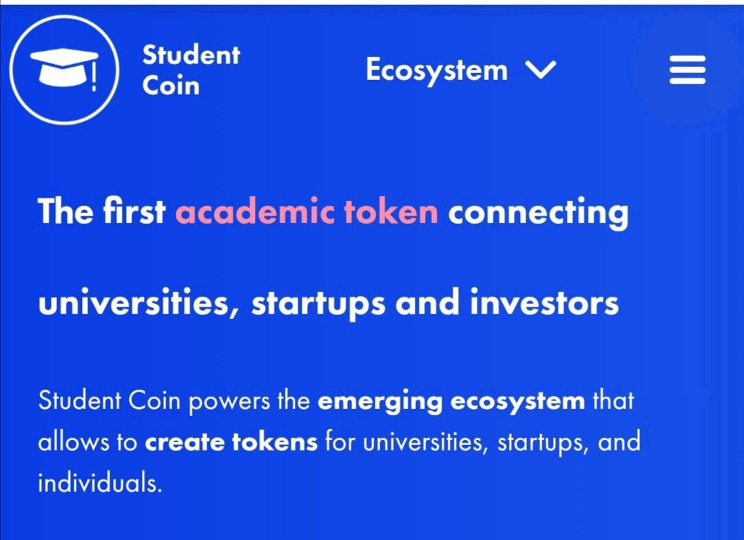 The Student Coin — A Crypto Token for the Educational Sector | by ...