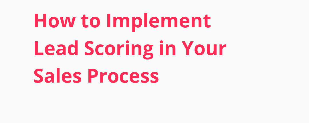 Lead scoring helps prioritize leads and optimize sales processes. Learn ...
