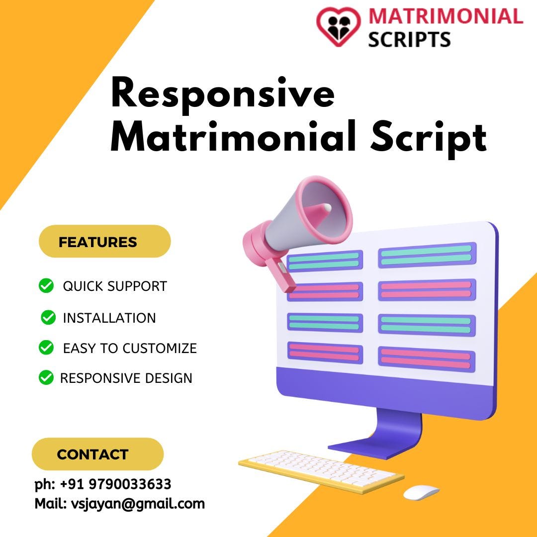 PHP Responsive Matrimonial Script | by Phpmlmsoftware | Medium