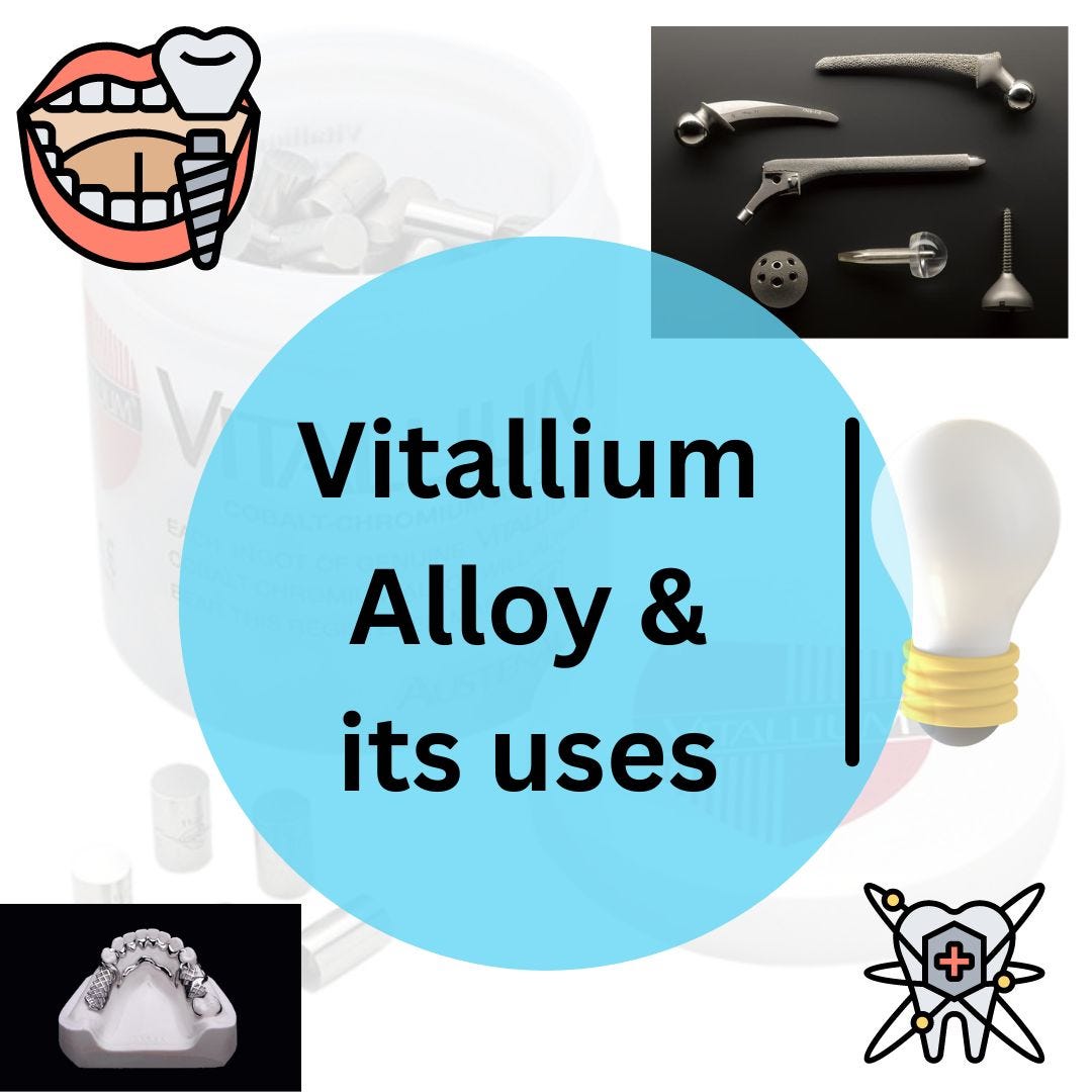 Vitallium Alloy and its Uses. Vitallium is a brand name for a type of ...