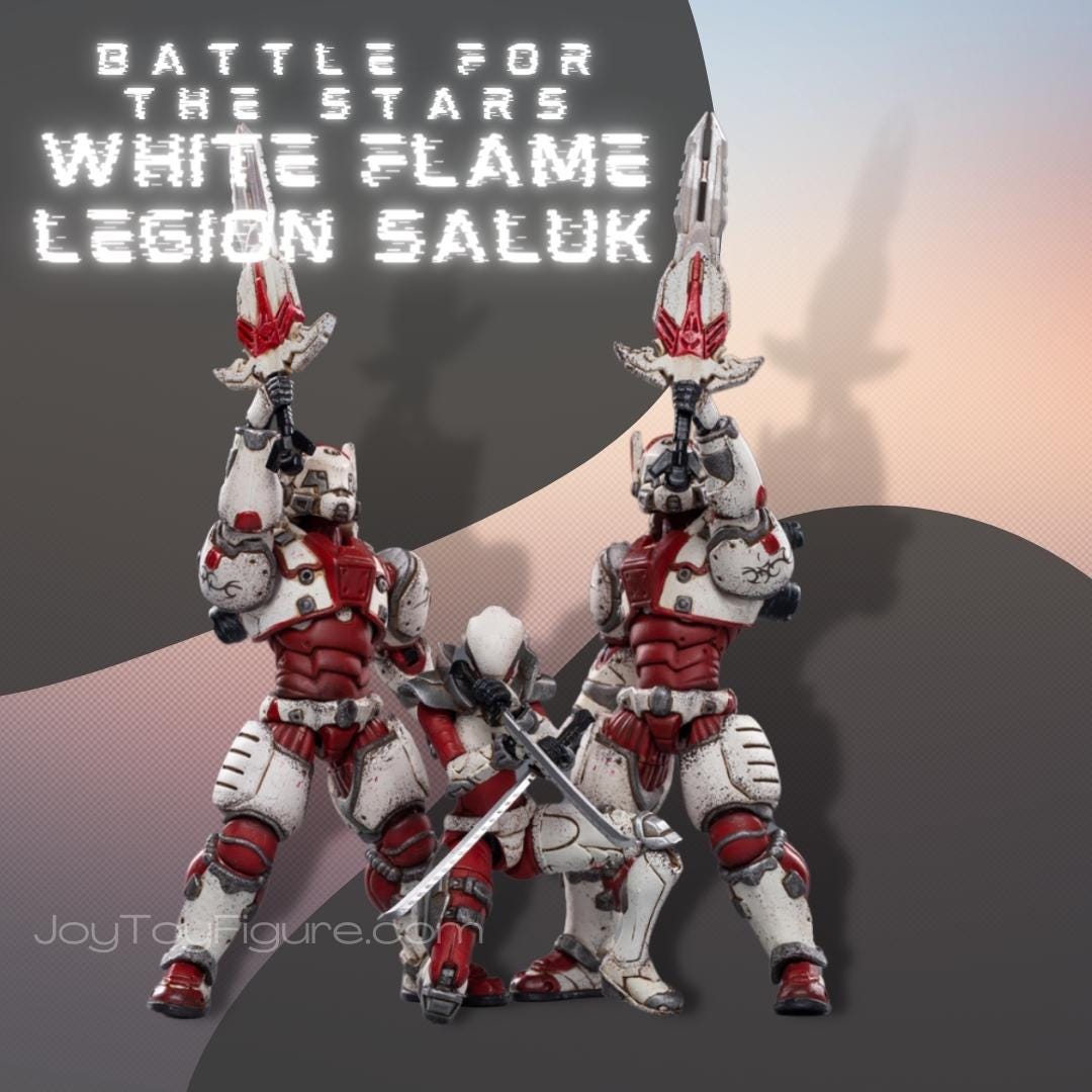 JoyToy Action Figure Battle For The Stars White Flame Legion Saluk ...