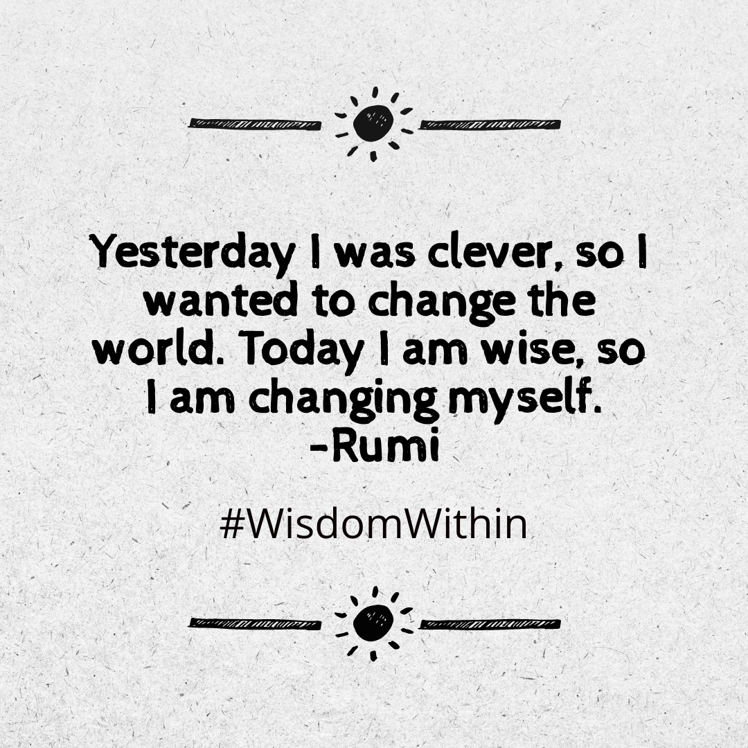 Transform Yourself, Transform the World | by Wisdom Within Psychology ...