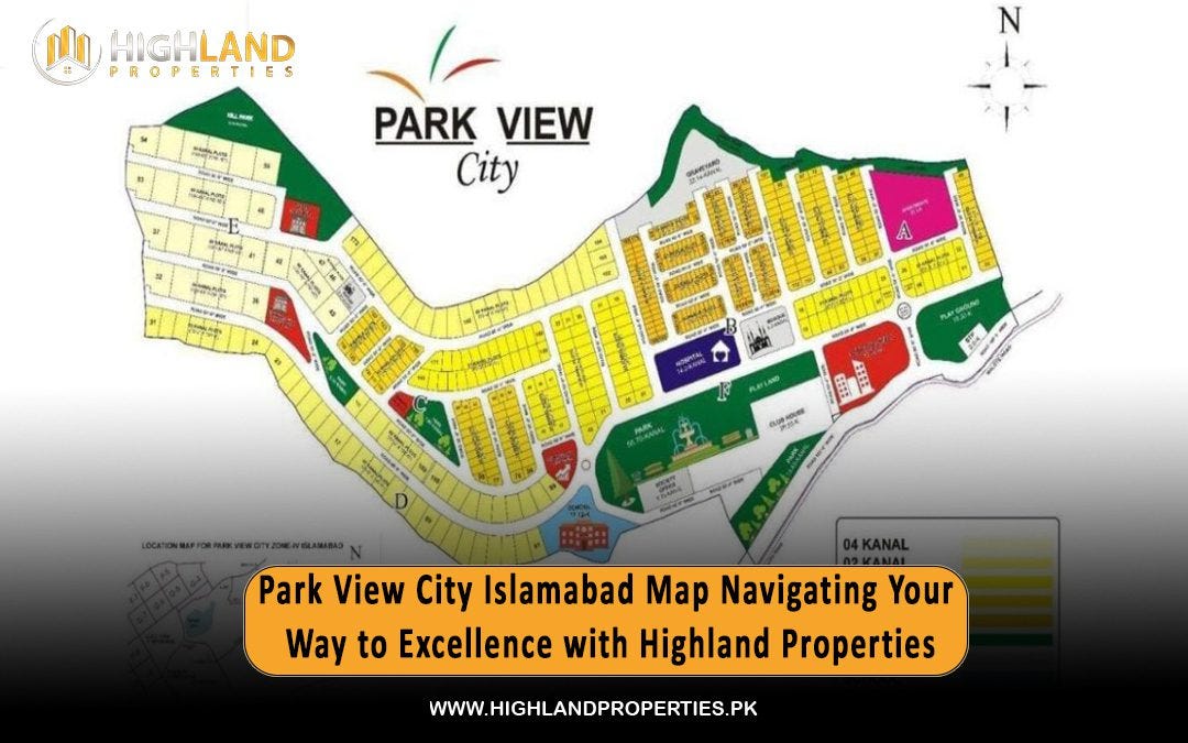 “Park View City Islamabad Map: Navigating Your Way To Excellence With ...