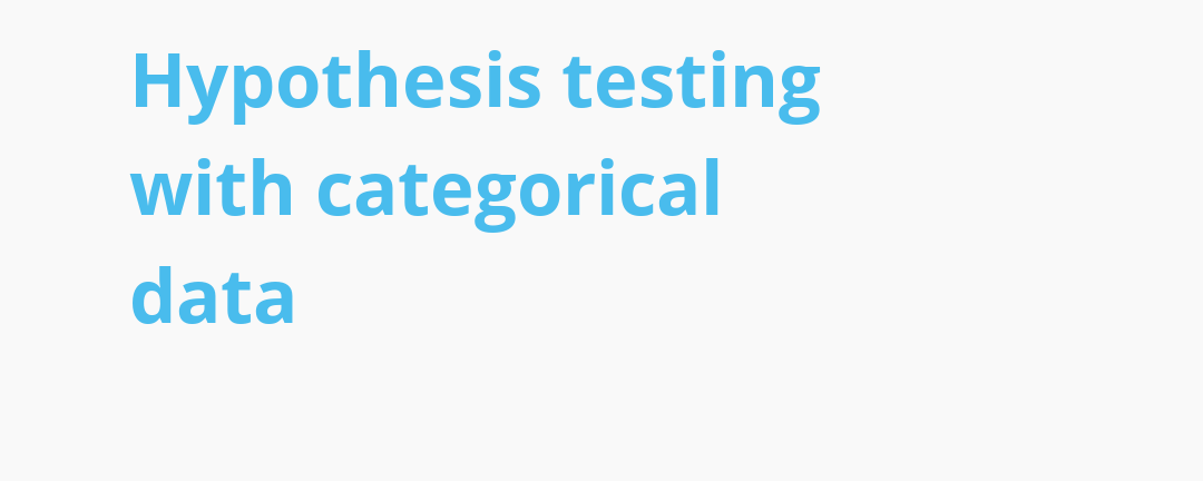 Test hypotheses about categorical data using chi-square or Fisher’s ...