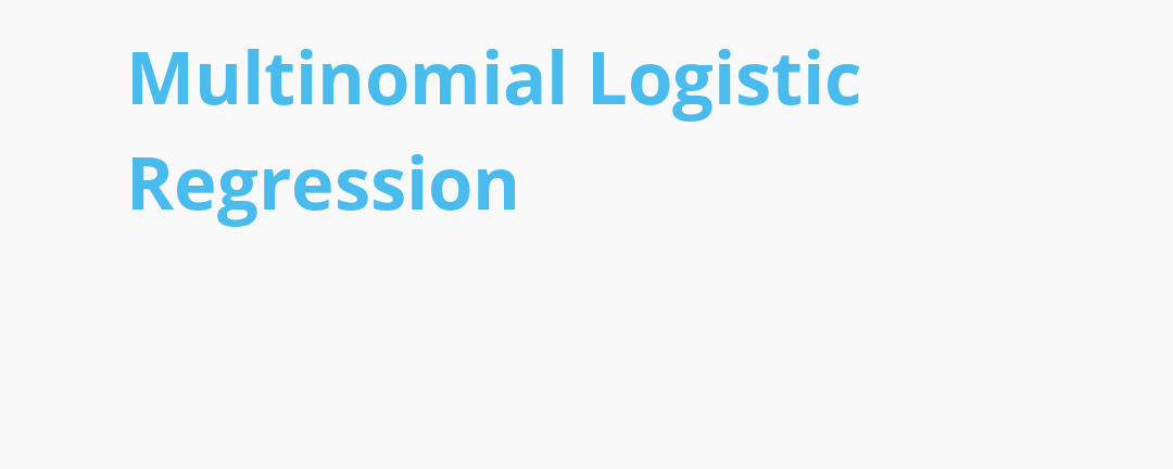 Multinomial Logistic Regression | by Dale Clifford | Internet Stack | Medium