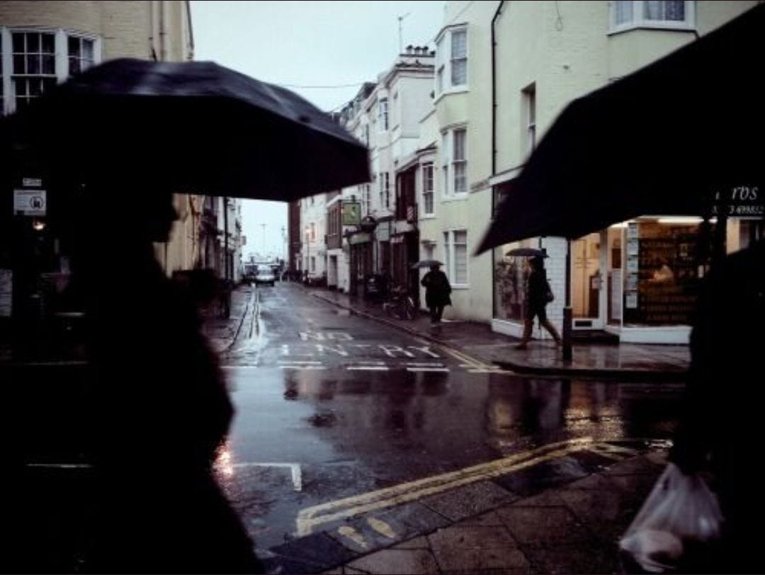 The Woman In The Rain. writing prompt : write about a moment… | by Beta ...