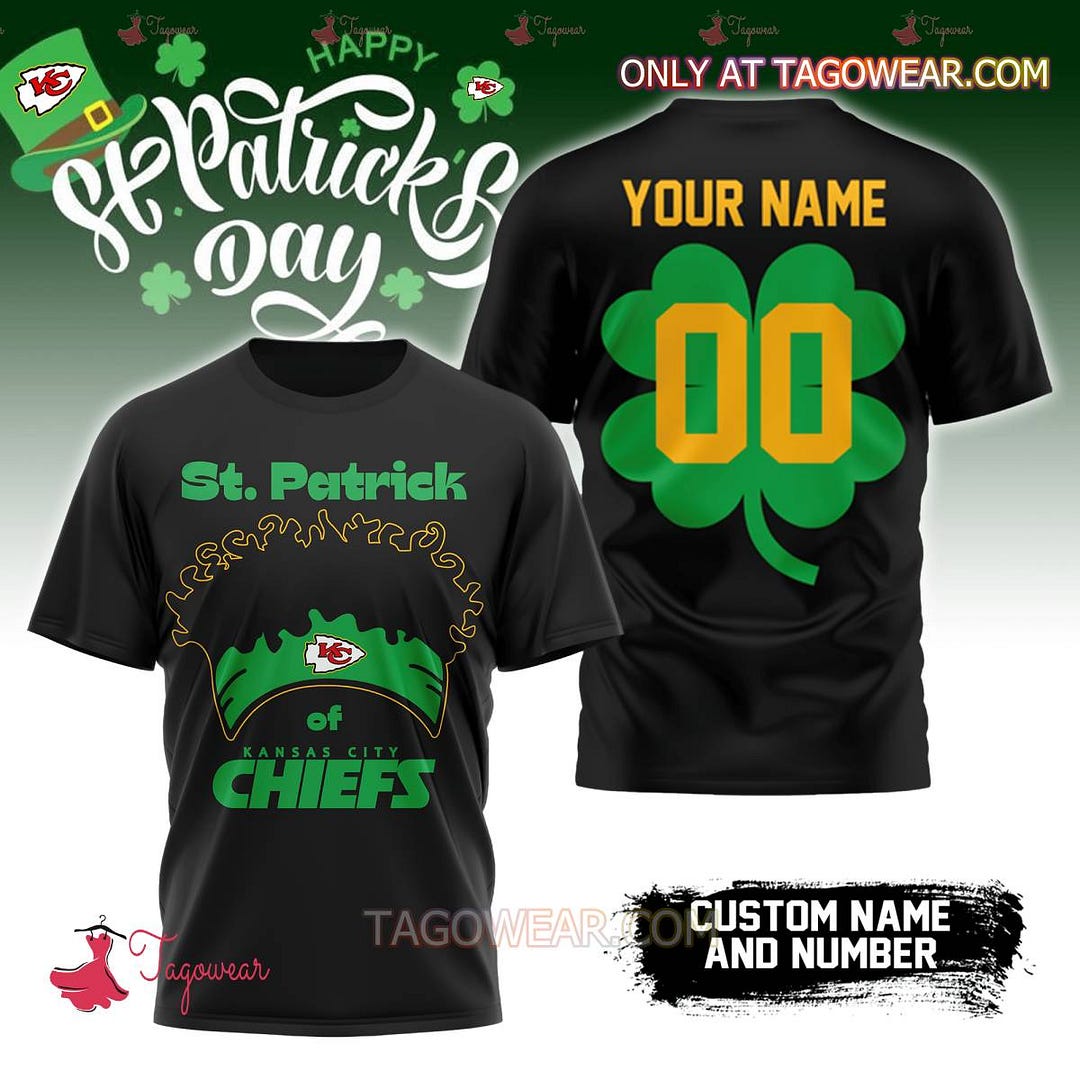 Personalized St. Patrick Of Kansas City Chiefs Apparels | by Tagowear ...
