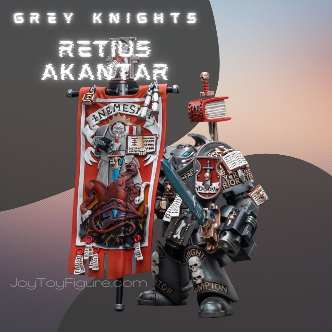 [Pre-Order] JoyToy Action Figure Warhammer 40K Space Marine Grey ...