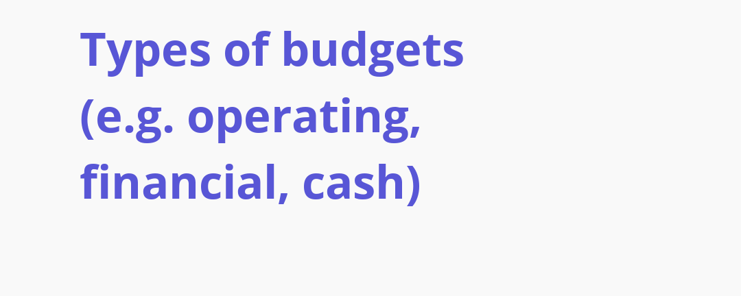 Learn the differences between operating, financial, and cash budgets to ...
