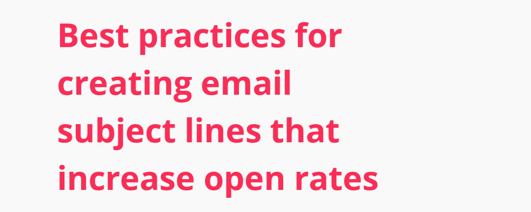 Create email subject lines that grab attention and make people want to ...