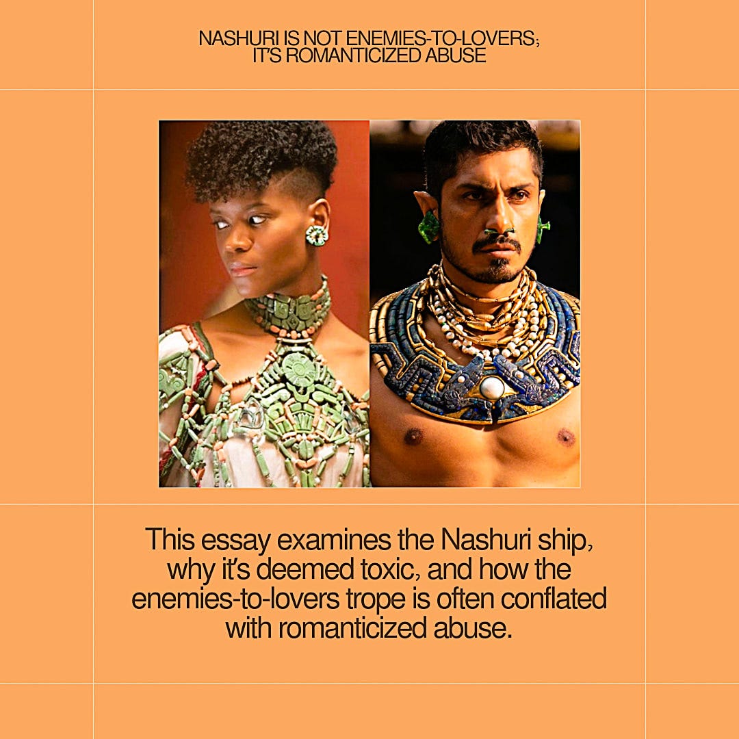 Nashuri is Not Enemies to Lovers; it’s Romanticized Abuse | by Tallulah ...