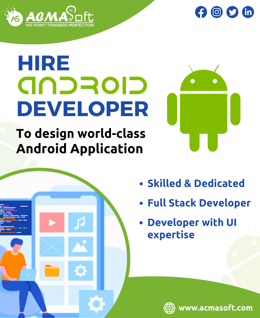 Hire Android Developer - AcmaSoft Technologies - Medium