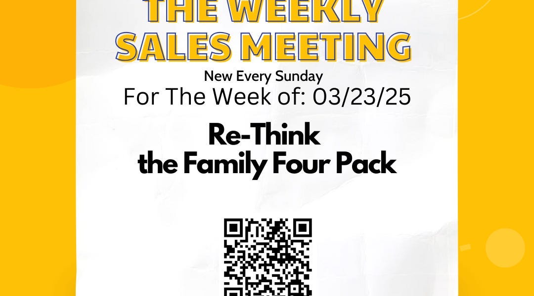 Rethink the Family Four-Pack. Many of the things we do as common… | by ...
