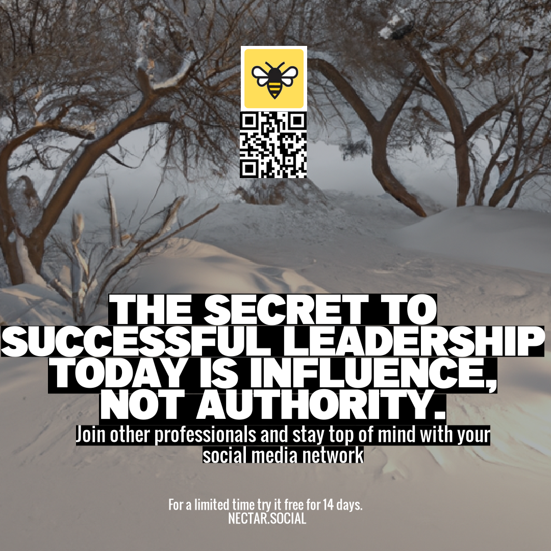 The secret to successful leadership today is influence, not authority ...