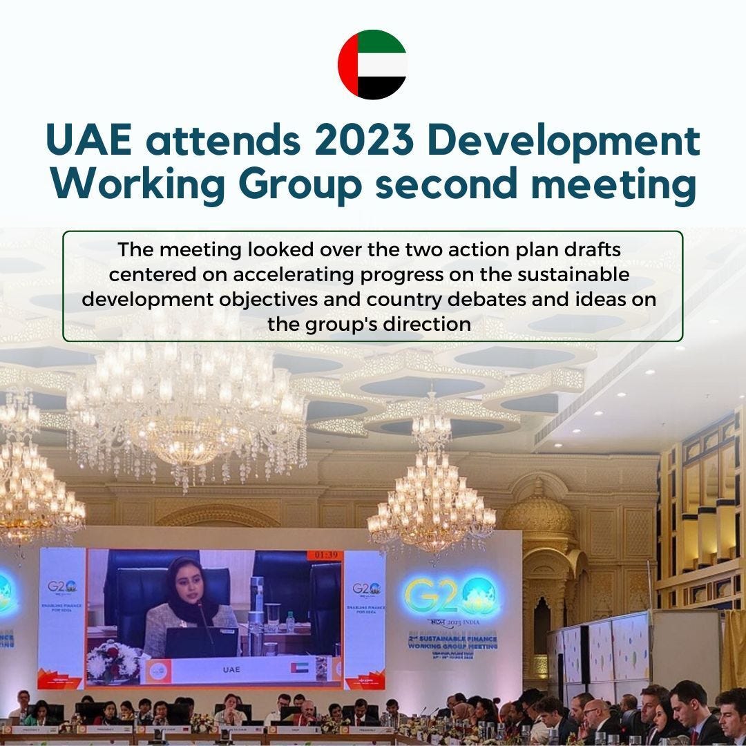 UAE Participates in Second Meeting of Development Working Group for ...