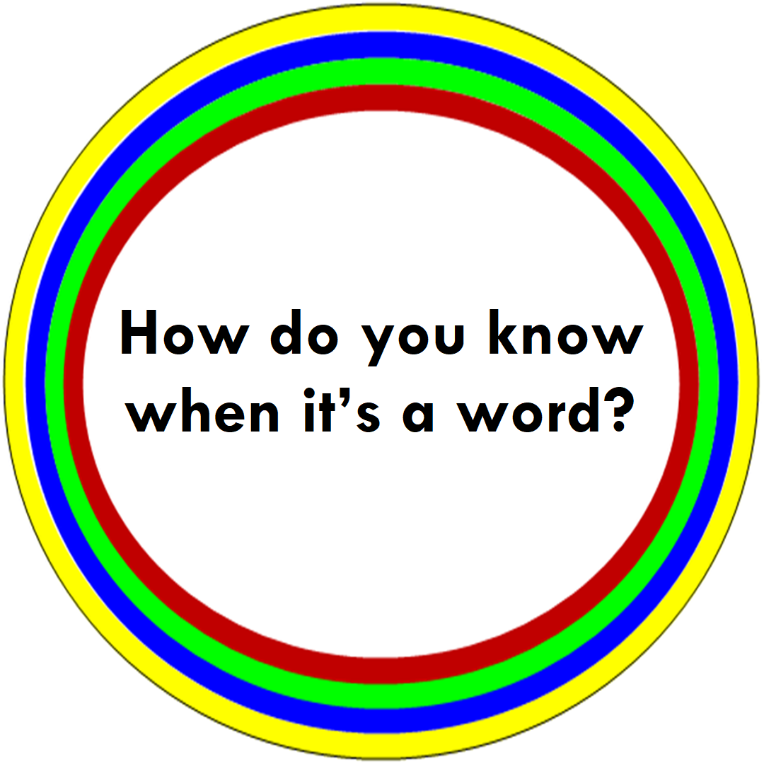 How do you know when it’s a word? - Fresh Perspective - Medium