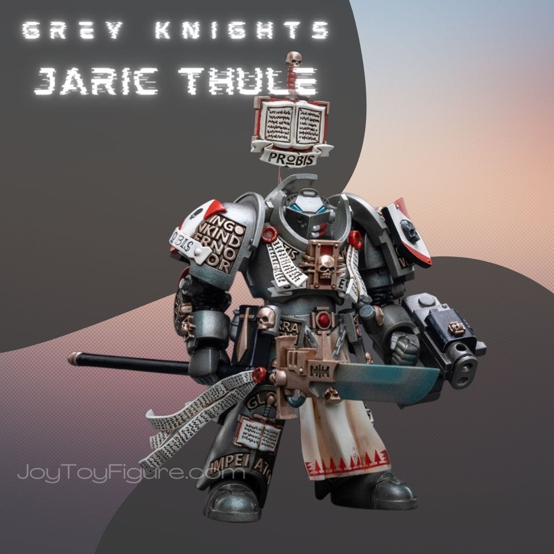 JoyToy Action Figure Warhammer 40K Space Marine Grey Knights Terminator ...