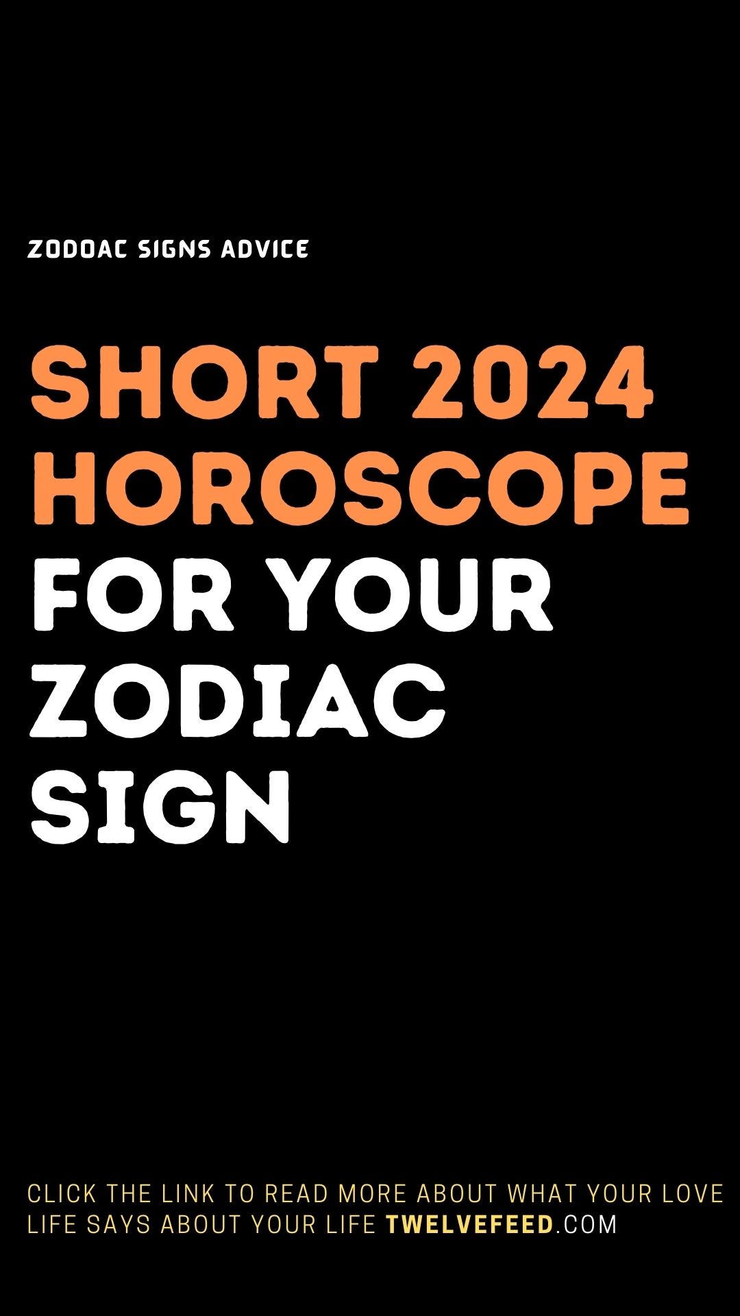 Short 2024 Horoscope For Your Zodiac Sign | by Samantha K. | Jun, 2024 ...