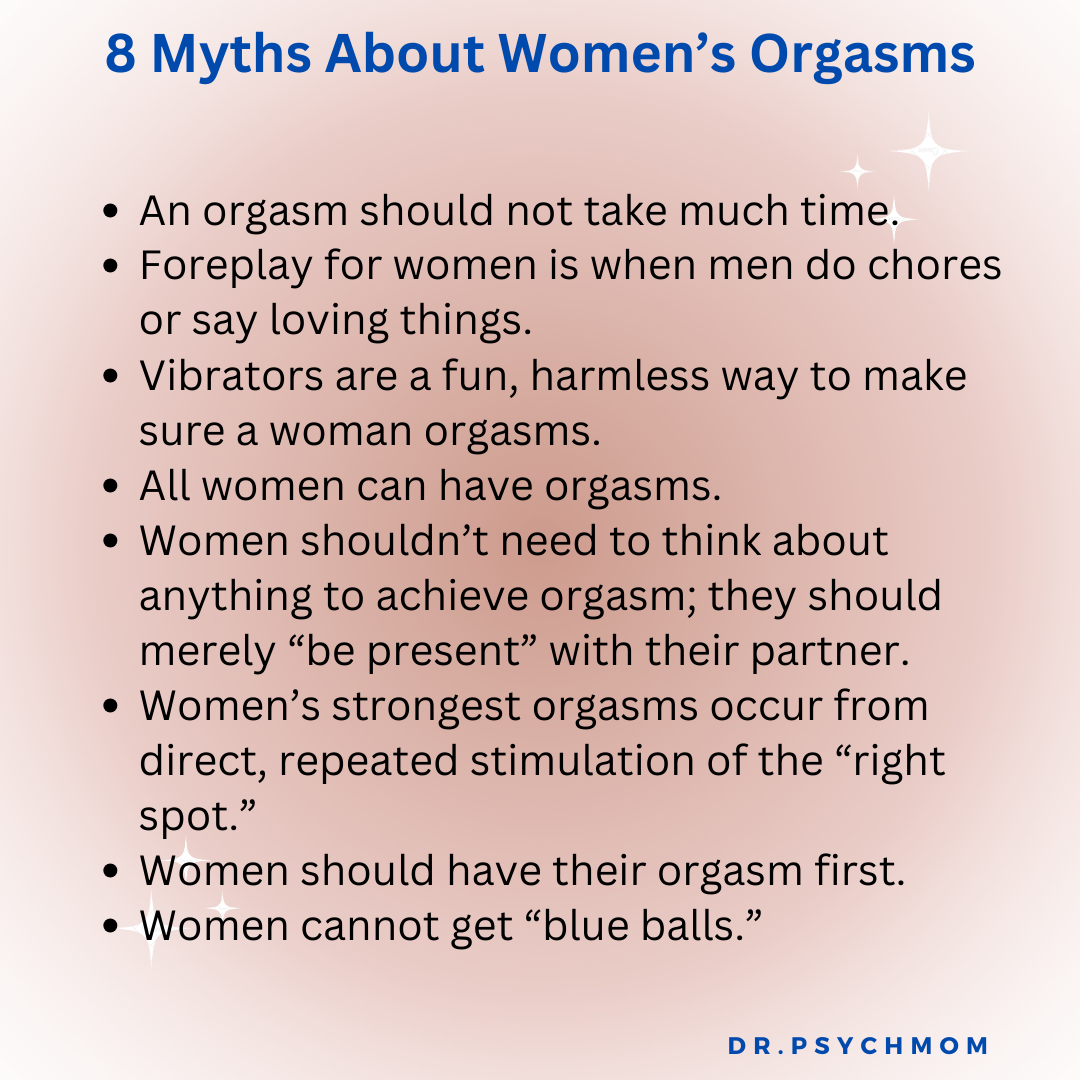 8 Myths About Women’s Orgasms. Ranging from “it should be quick” to… | by Dr. Samantha Rodman ...