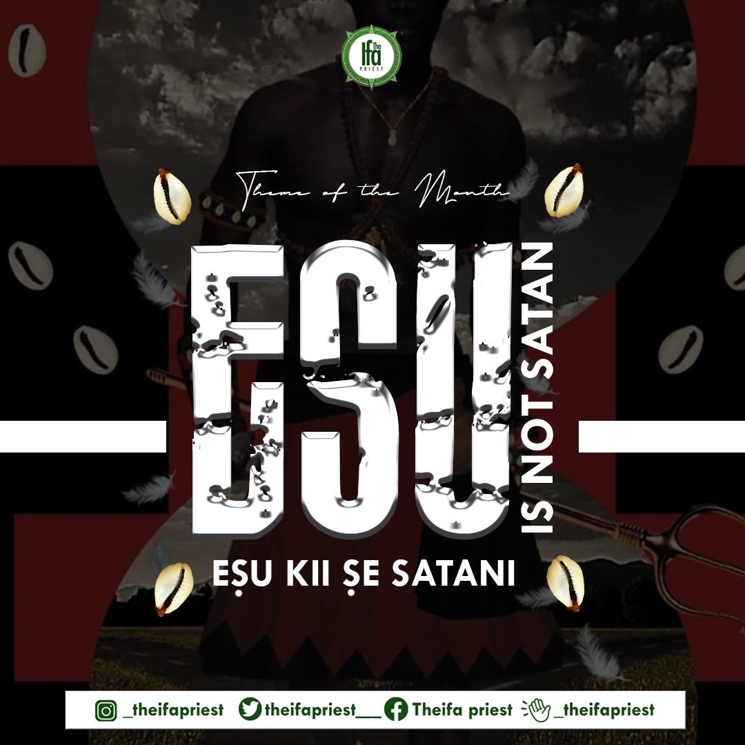 Is Esu really Satan?. It is alarming to note the level of… | by OLUWO ...