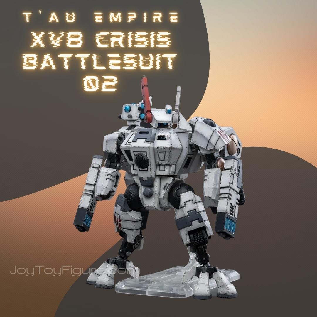 JoyToy Action Figure Warhammer 40K T’au Empire Xv8 Crisis Battlesuit 02 Shas’ui K’yen - JOYTOY ...