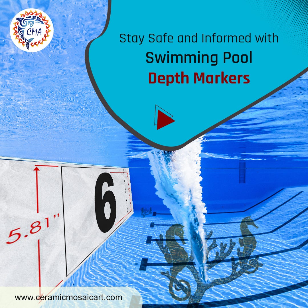 The Art and Importance of Swimming Pool Depth Markers at Ceramic Mosaic Art | by ...