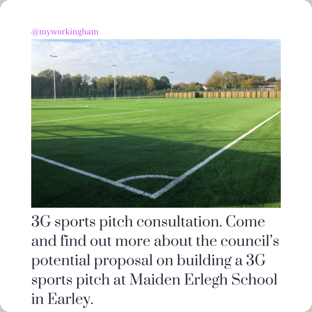 3G sports pitch consultation | by My Wokingham | Medium