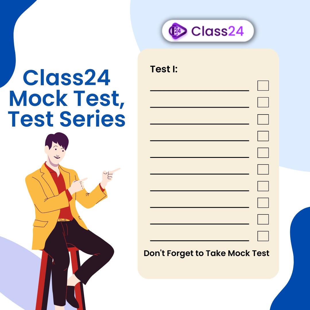 Class24 Mock Test, Test Series. Welcome to Class24 — The #1 Most… | by ...