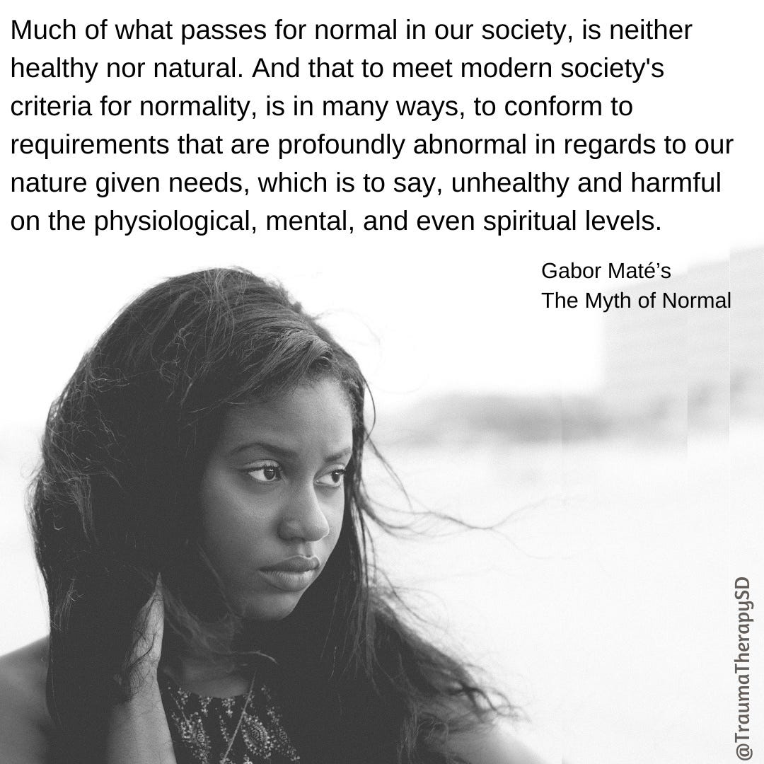 The Myth of Normal: Trauma, Illness and Healing in a Toxic Culture 2022 | by Eric Lee | Medium