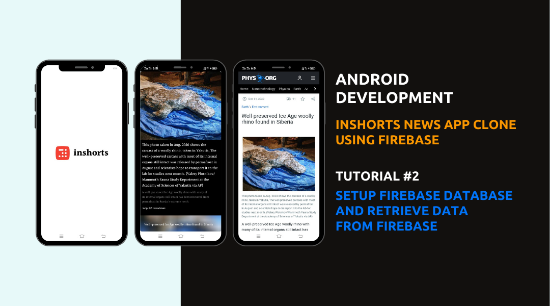 Setup Firebase Database and Retrieve data from Firebase in Android ...
